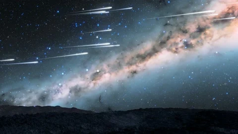 Space Shooting Star Bursting