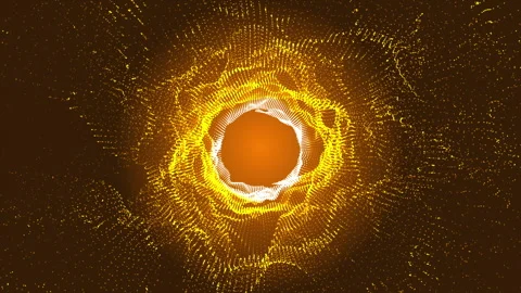 Beautiful Orange Particle Background Ani... | Stock Video | Pond5