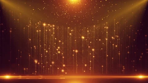 Beautiful particle lighting stage backgr... | Stock Video | Pond5