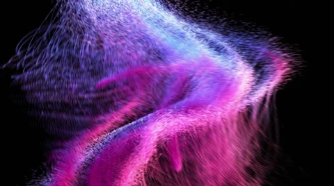 Beautiful Particles in 4K. Seamless loop... | Stock Video | Pond5