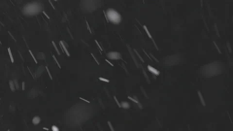Beautiful Real falling snow isolated on ... | Stock Video | Pond5