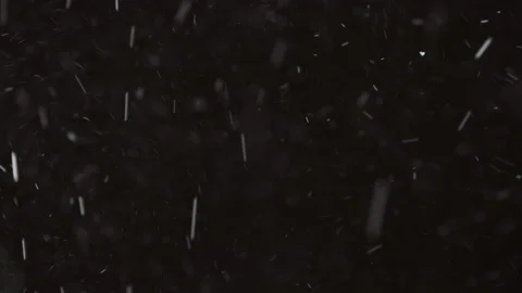 Beautiful Real falling snow isolated on ... | Stock Video | Pond5