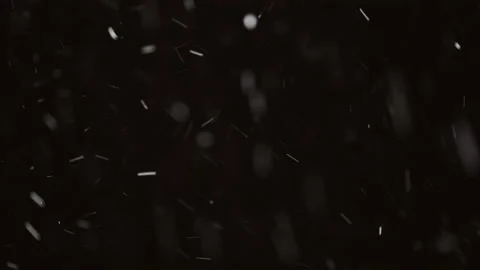 Beautiful Real falling snow isolated on ... | Stock Video | Pond5