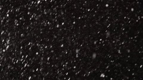Beautiful Real falling snow isolated on ... | Stock Video | Pond5