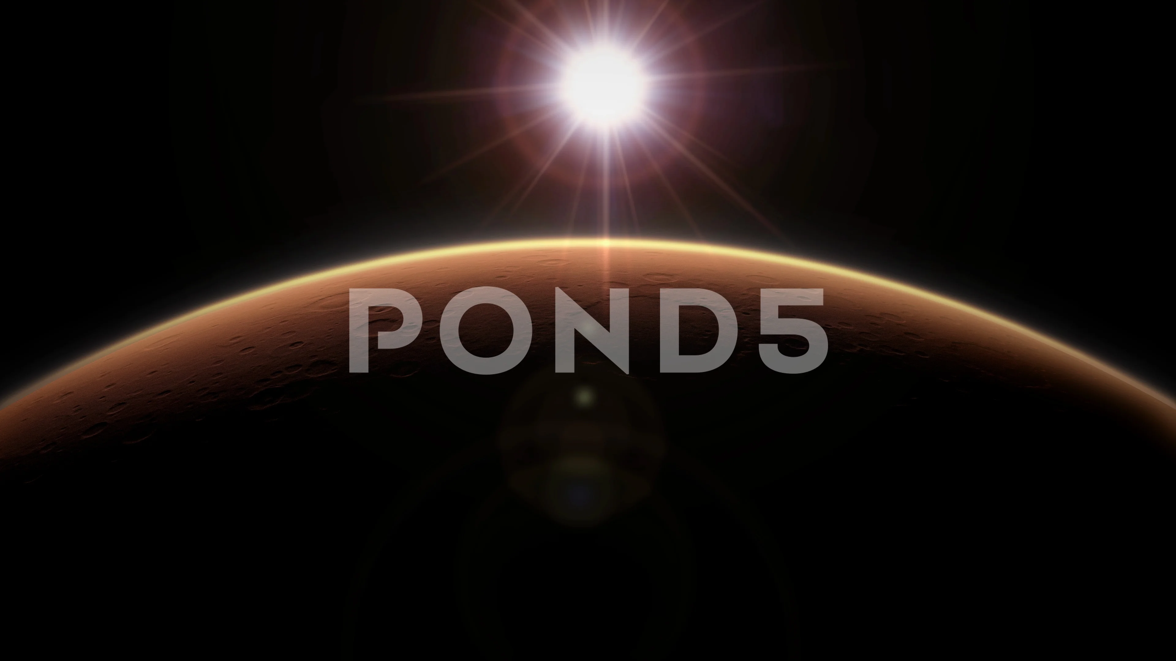 View Of Sun From Mars