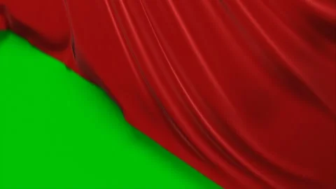 Beautiful Red Waving Cloth Flying Away O... | Stock Video | Pond5