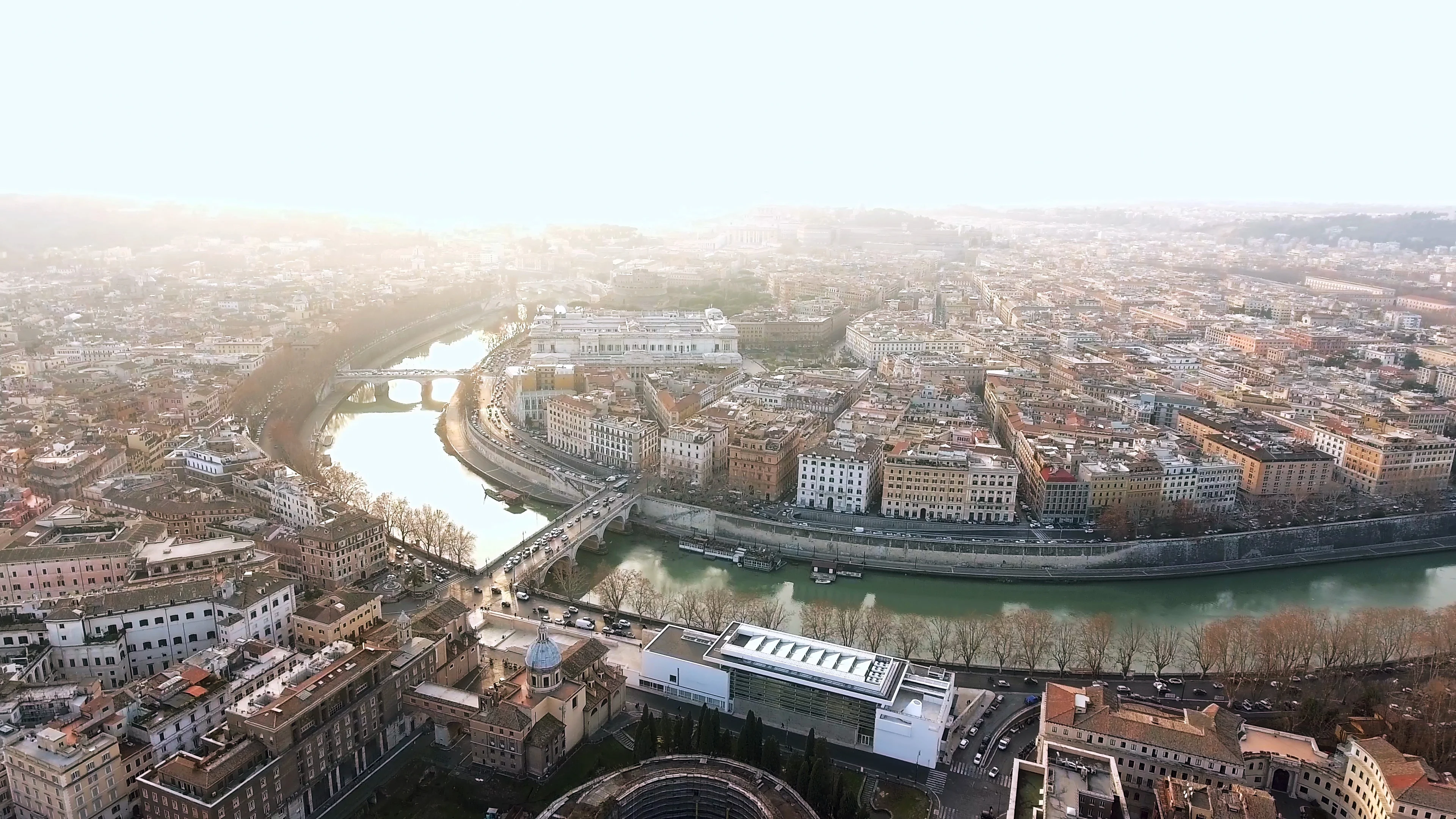 Overhead Views 4k Rome