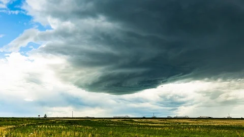 Supercell Storm Rotation Stock Footage ~ Royalty Free Stock Videos | Pond5