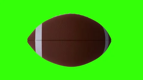 Beautiful Rugby Ball on a green screen -... | Stock Video | Pond5