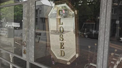 BEAUTIFUL SHOT OF SHOP WINDOW EXTERIOR W... | Stock Video | Pond5