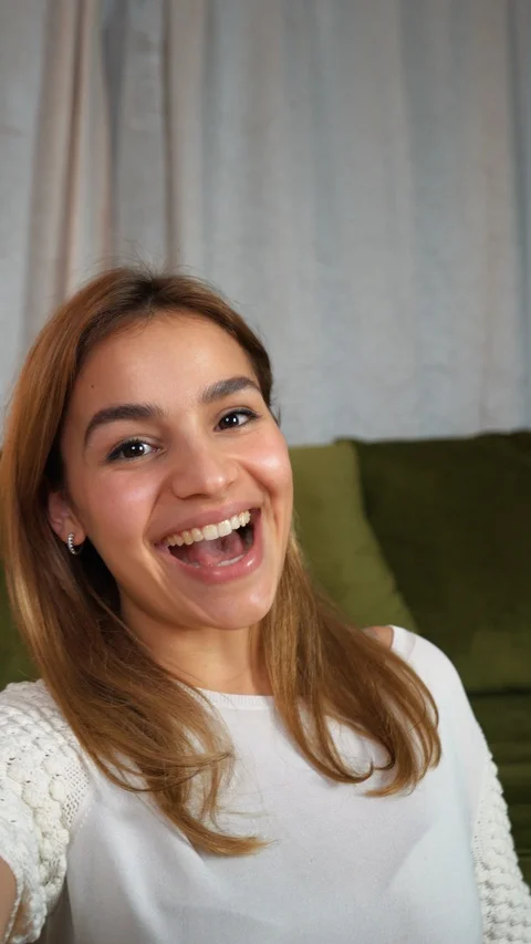 Beautiful Smiling Mixed Race Female On A Stock Video Pond5