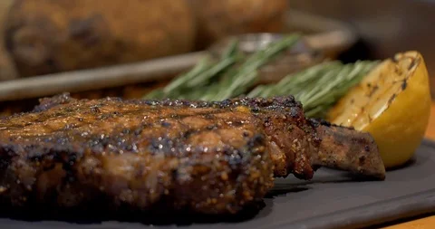 Steak Dinner Stock Video Footage | Royalty Free Steak Dinner Videos | Pond5