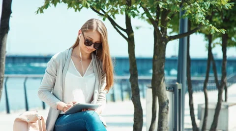 Beautiful student girl 20 years old in s... | Stock Video | Pond5