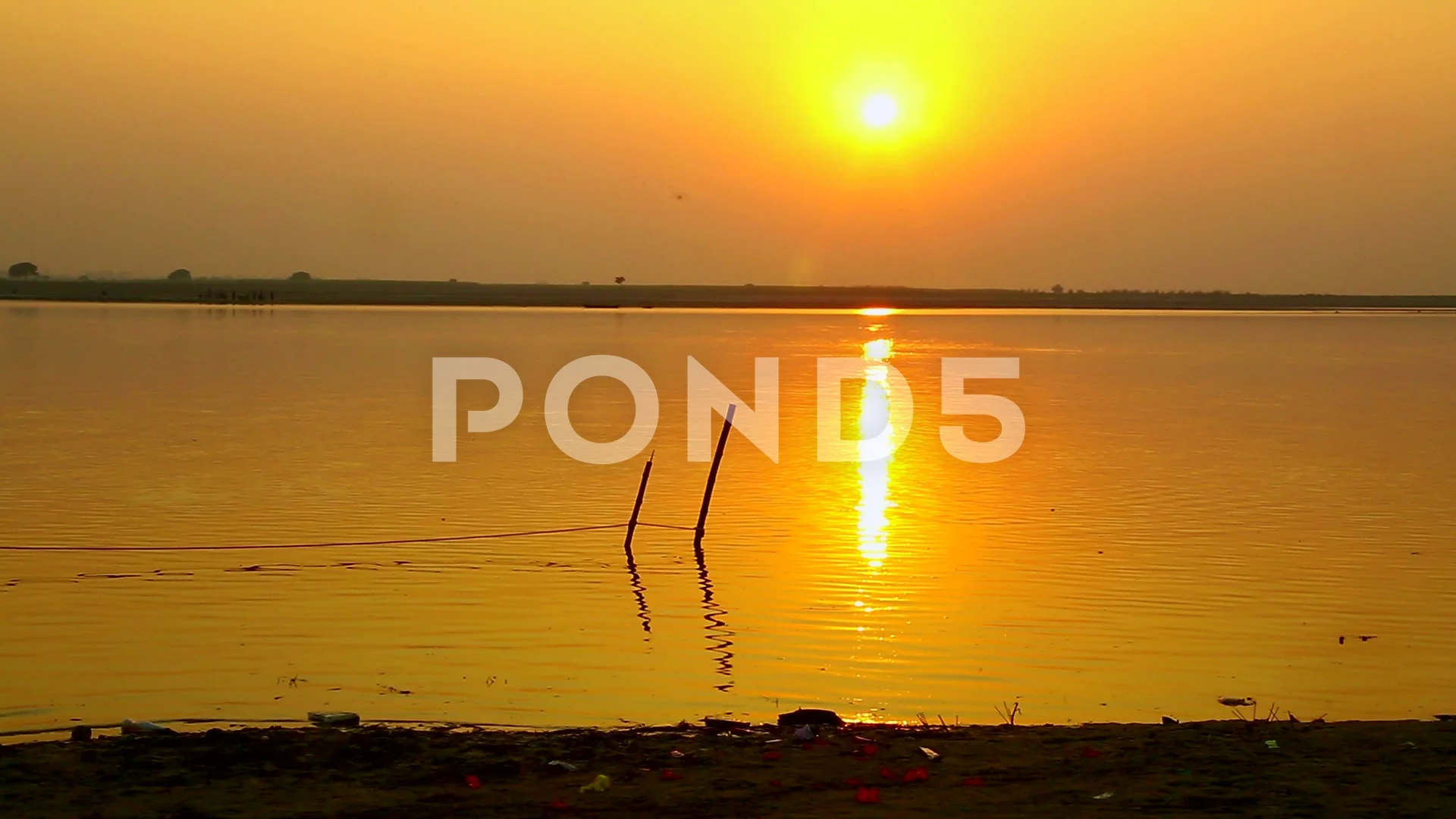 Ganga River Sunset