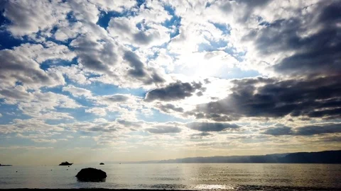 Beautiful timelapse in motion, clouds on... | Stock Video | Pond5