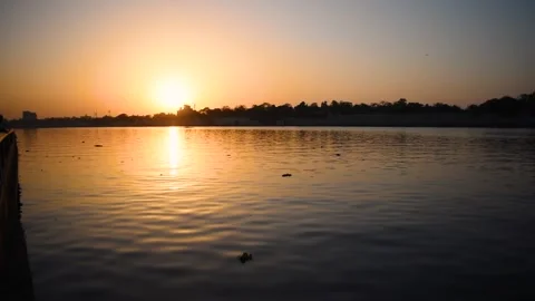 Beautiful view of sun in sky with its re... | Stock Video | Pond5