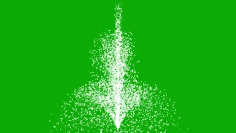 Beautiful water fountain green screen mo... | Stock Video | Pond5