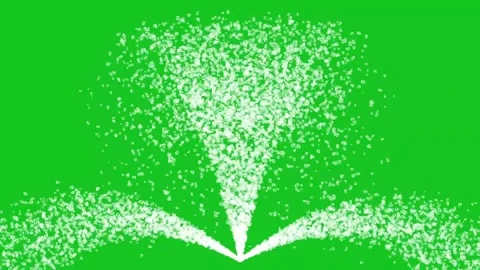 Beautiful water fountain green screen mo... | Stock Video | Pond5