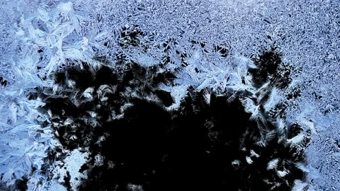Beautiful window freezing animation from... | Stock Video | Pond5