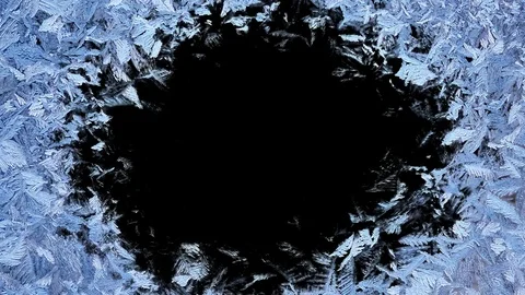 Beautiful window freezing animation from... | Stock Video | Pond5