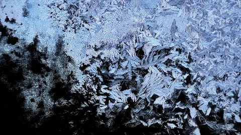 Beautiful window freezing animation fro... | Stock Video | Pond5