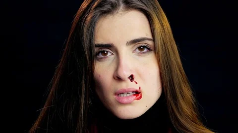 Nose Bleeding Stock Footage ~ Royalty Free Stock Videos | Pond5