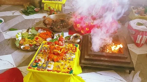 Indian Hawan Stock Video Footage | Royalty Free Indian Hawan Videos | Pond5