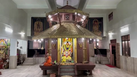 Beautifully decorated idol of Sri Lord K... | Stock Video | Pond5