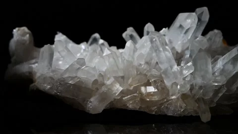 A beautifully formed crystal structure f... | Stock Video | Pond5
