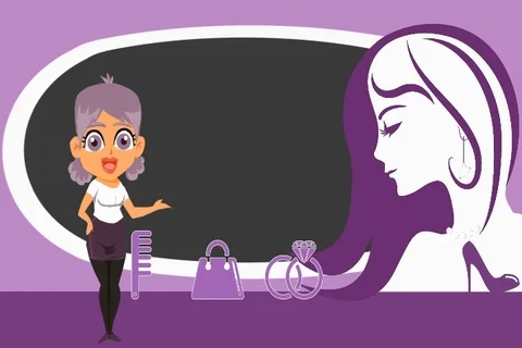 Beauty - Vector Animation - Black Screen... | Stock Video | Pond5