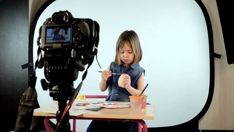 Behind the scenes. Backstage. A child, a... | Stock Video | Pond5