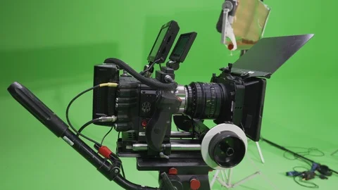 Behind The Scenes filming set red camera... | Stock Video | Pond5