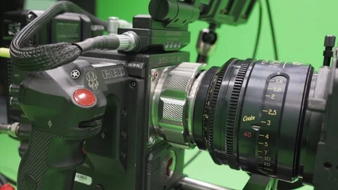 Behind The Scenes filming set red camera... | Stock Video | Pond5