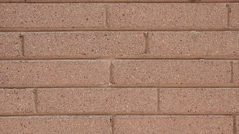 beige color brick wall, long bricks, med... | Stock Video | Pond5