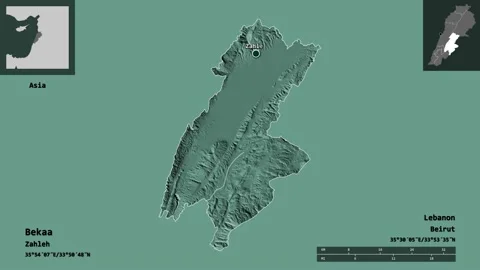 Lebanon Map Stock Footage ~ Royalty Free Stock Videos | Pond5