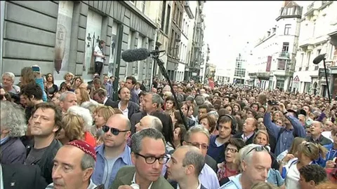 BELGIUM: Around two thousand people atte... | Stock Video | Pond5