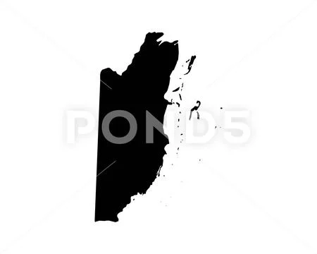 Belize Map. Belizean Country Map: Royalty Free #204007854