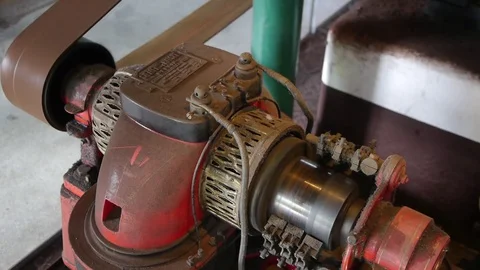 Belt Motor Spinning | Stock Video | Pond5