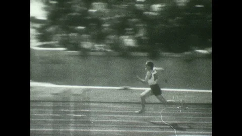 BERLIN 1936: Sprinters compete in the 19... | Stock Video | Pond5