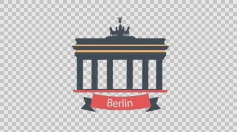 Berlin Animated Logo | Stock Video | Pond5