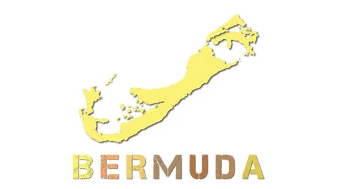 Bermuda map with paper regions. Animated... | Stock Video | Pond5