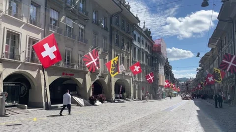 Bern, Switzerland, 16th June 2024-People... | Stock Video | Pond5