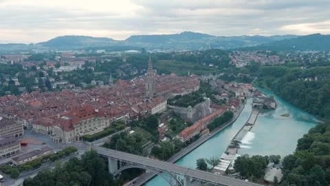 Bern, Switzerland. Bern Cathedral. Panor... | Stock Video | Pond5