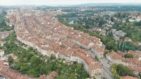 Bern, Switzerland. Bern Cathedral. Panor... | Stock Video | Pond5