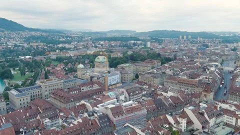 Bern, Switzerland. Federal Palace. Panor... | Stock Video | Pond5