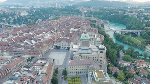 Bern, Switzerland. Federal Palace. Panor... | Stock Video | Pond5