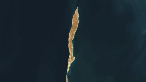 Bernier Island in the Indian Ocean. Sate... | Stock Video | Pond5