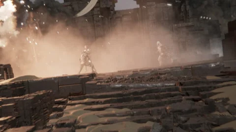 BEST ACTION Sci-Fi Movie Fight Scenes 03 | Stock Video | Pond5