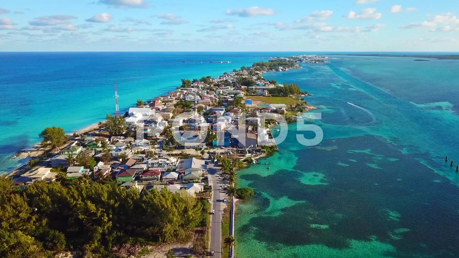 Bimini Aerial View South Bimini Ocean Front Lot, Port Royal