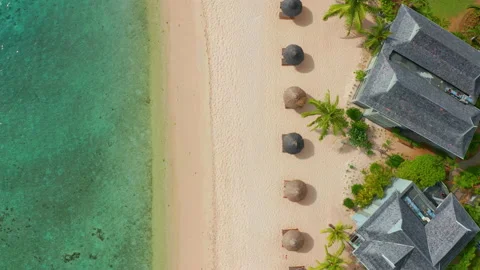 The best sandy beach on the planet with ... | Stock Video | Pond5